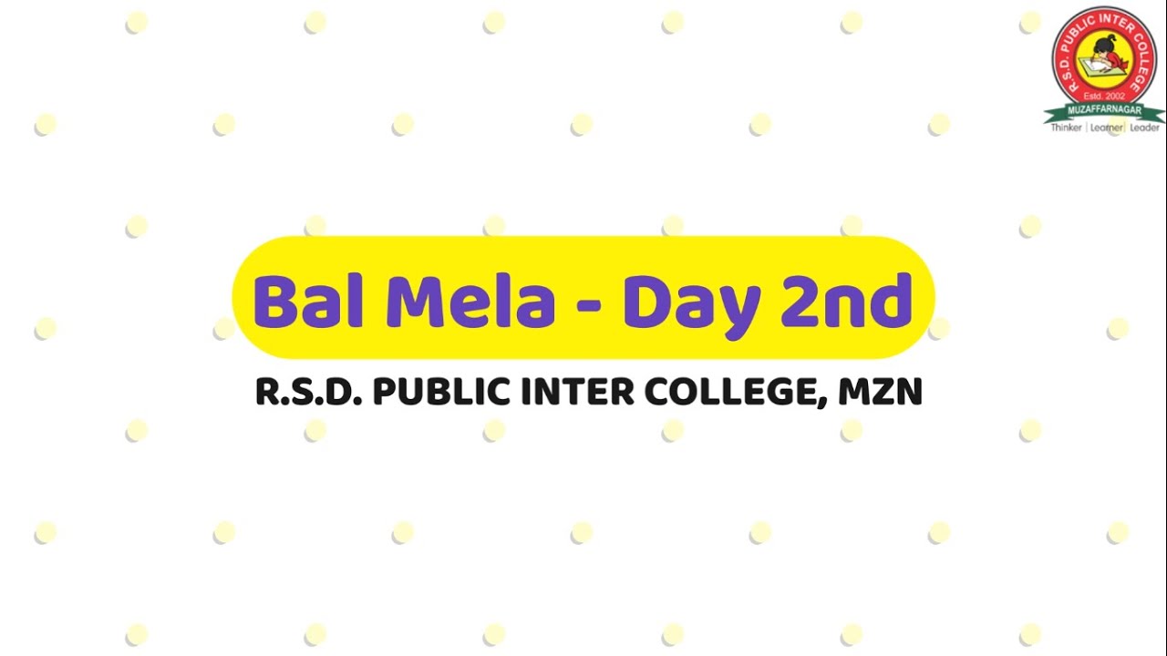 Bal Mela 2nd - YouTube