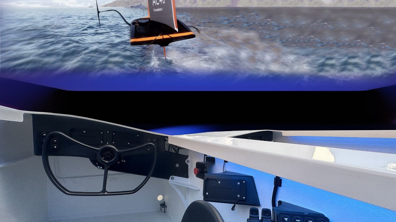 AC40 Sailing Simulator - YouTube
