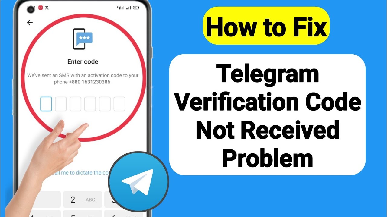How To Fix Telegram Verification Code Not Received Problem Telegram Verification Code Problem