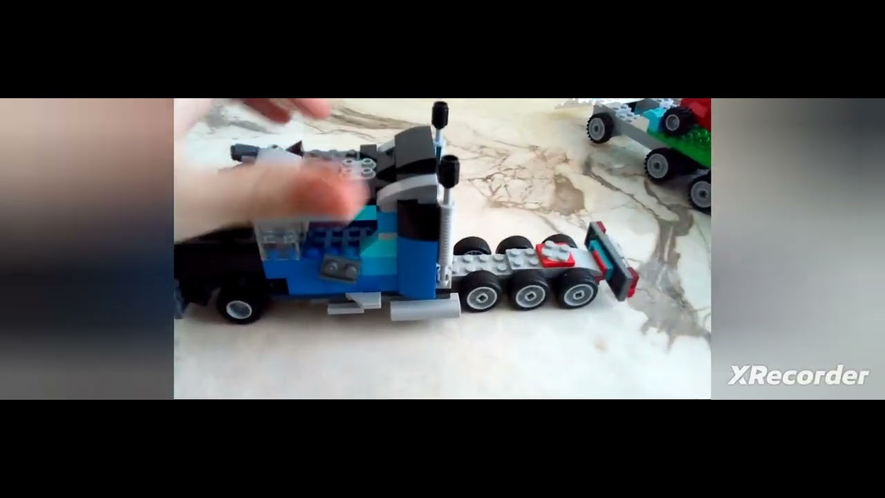 Oversize load Truck with silage dozer/Lego 10696-31146 - YouTube