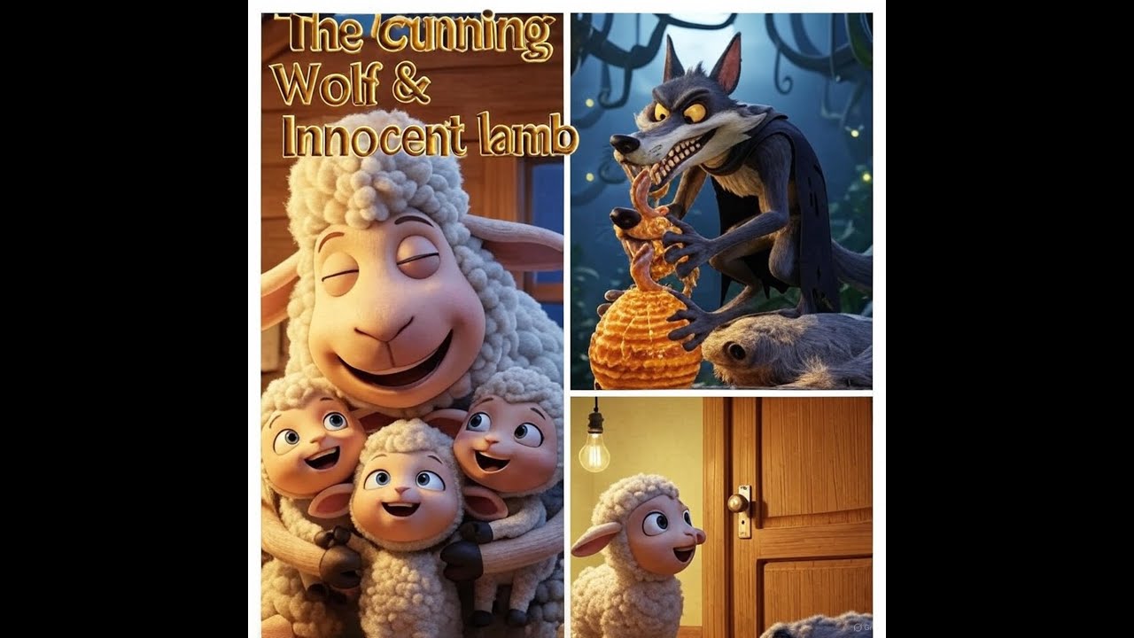 The Cunning Wolf and The Innocent Lamb 🐑 🐺| Moral Story for Kids👶 - YouTube