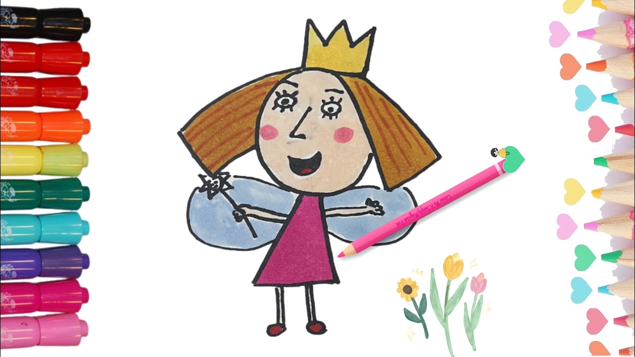 HOW TO DRAW PRINCESS HOLLY | MY LITTLE KINGDOM - YouTube