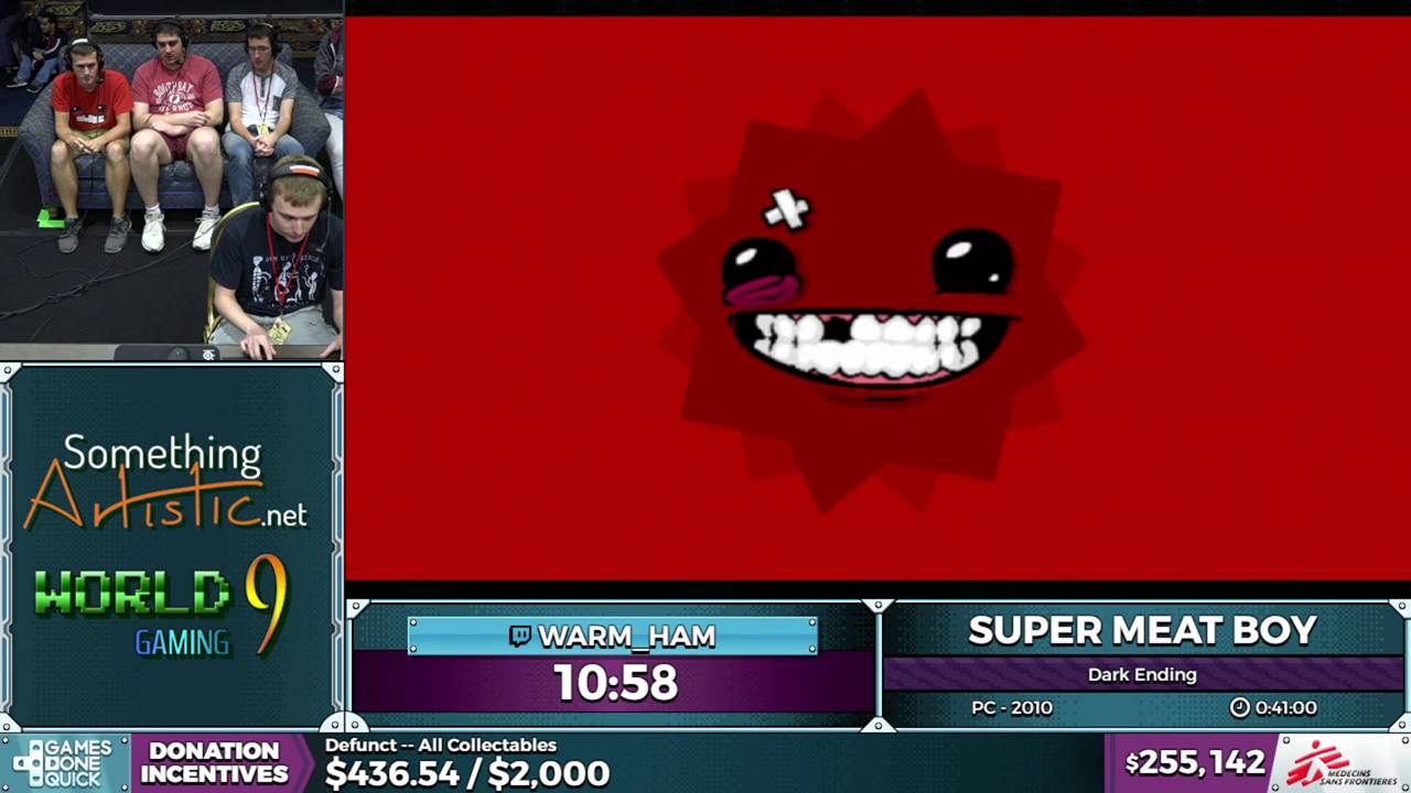 Super Meat Boy by warm_ham in 0:39:07 - SGDQ2016 - Part 65 - YouTube