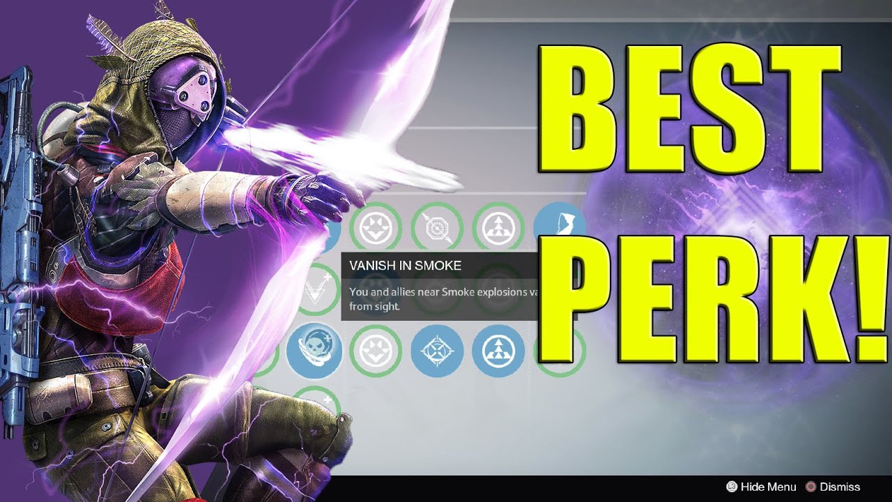 Destiny -Nightstalker Vanish In Smoke - Make Allies Invisible - Best ...