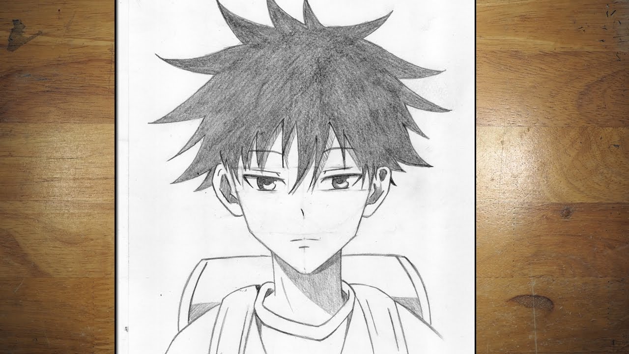 Easy Anime Drawing | How to Draw Anime Step by Step | Anime Drawing for ...