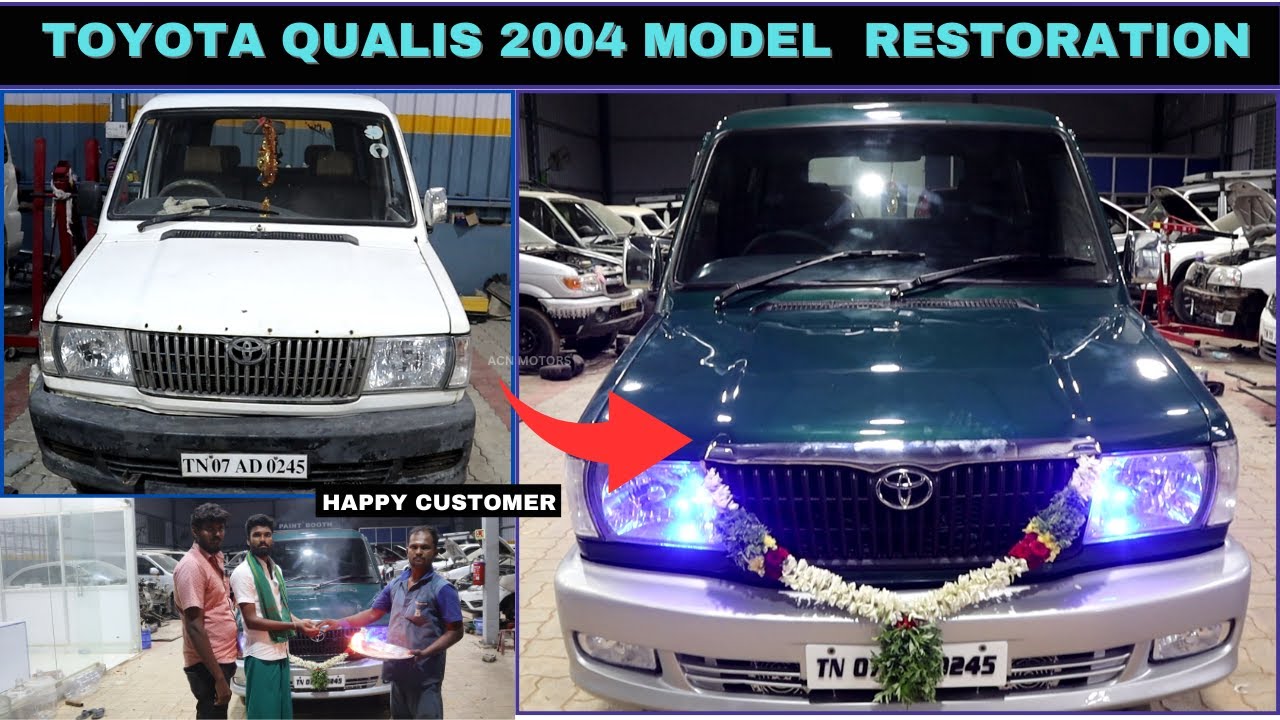 TOYOTA QUALIS 2004 MODEL RESTORATION | COLOUR CHANGE & RESTORATION ...