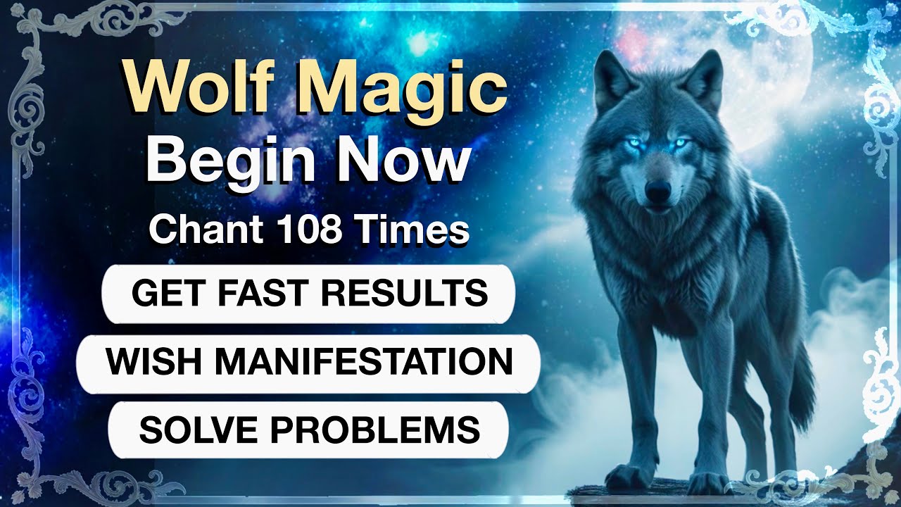 Wolf Magic Begin Now Chant 108 Times: Instant Miracles, Luck & 100% ...