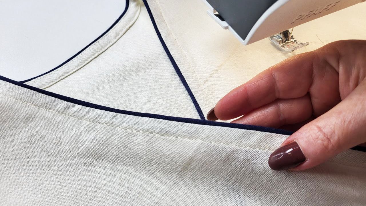 The Best Way to Sew a V-Neckline: A Step-by-Step Guide - YouTube