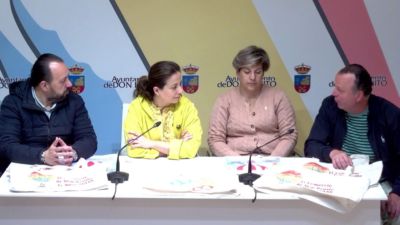 Rueda de Prensa Actividad Comercio Don Benito - YouTube