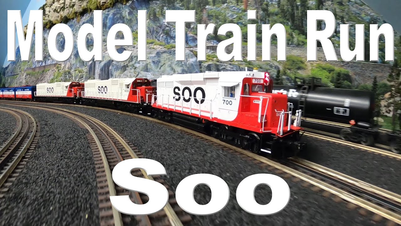 Come ride with the Soo Line Railroad! Model Train Layout - YouTube