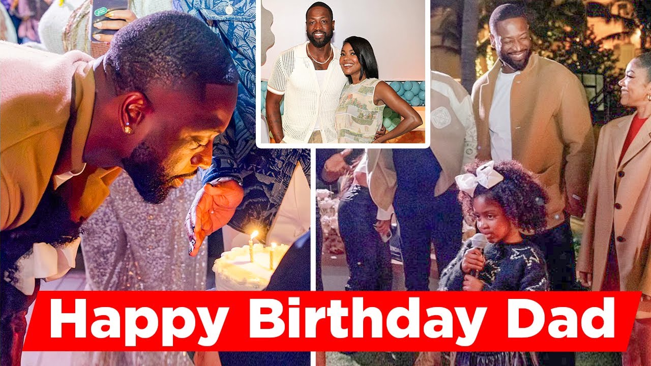 Dwyane Wade Celebrating 42nd Birthday Bash With Family & Friends - YouTube
