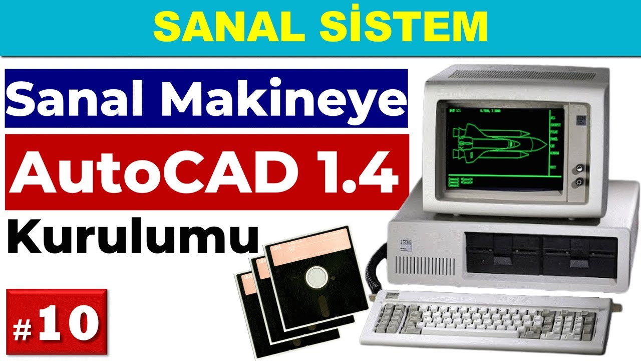 10) Sanal makineye AutoCAD v1.40 kurulumu - YouTube