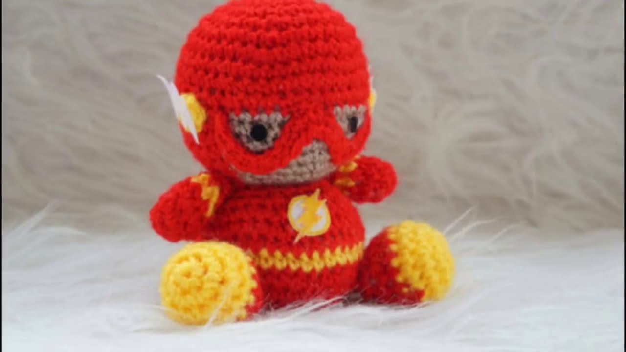 Flash amigurumi tejido a crochet - YouTube