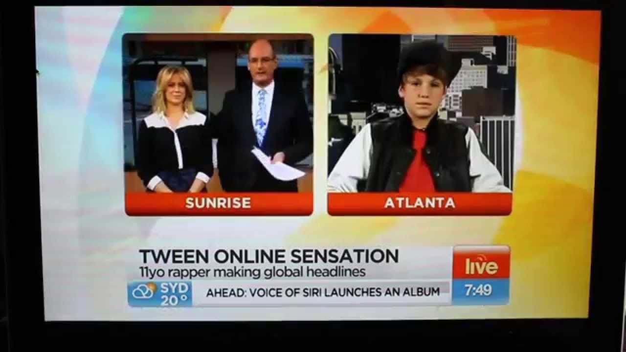 MattyB Live on Channel 7 Sunrise (Australia) - YouTube