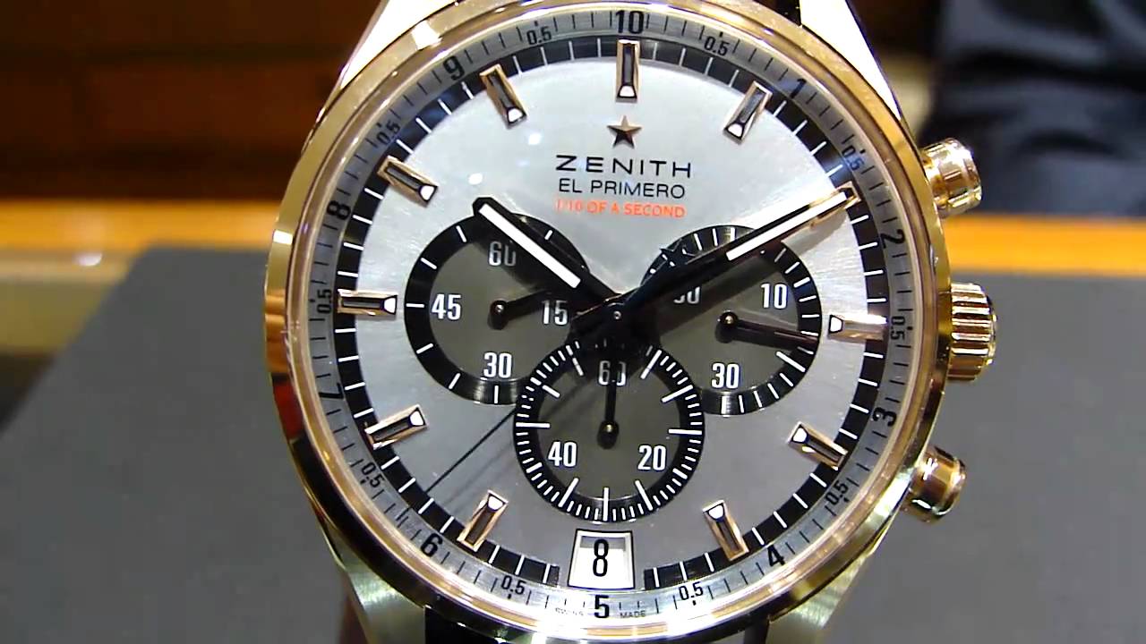 Zenith Striking 10th dial side - YouTube