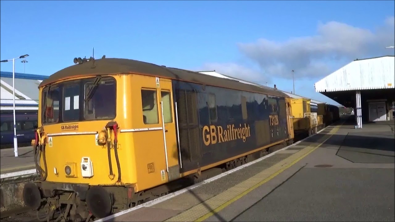CLASS 73119 & 73128 SITT ARRIVING & DEPARTING RAMSGATE 15/01/20 - YouTube