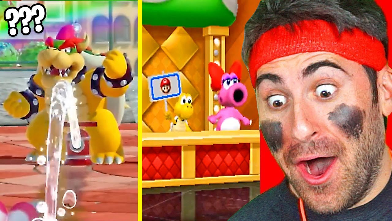 Reacting Ultimate Mario Clips Youtube
