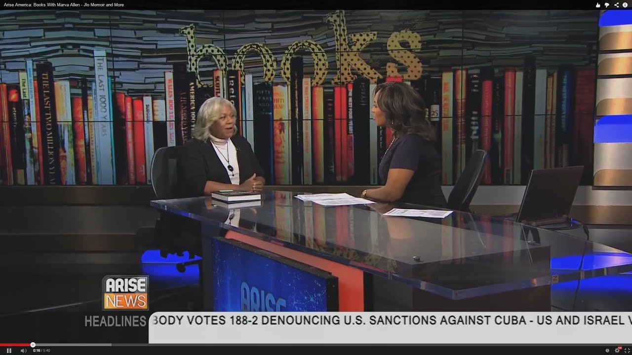 Arise America: Books With Marva Allen - Jlo Memoir and More - YouTube