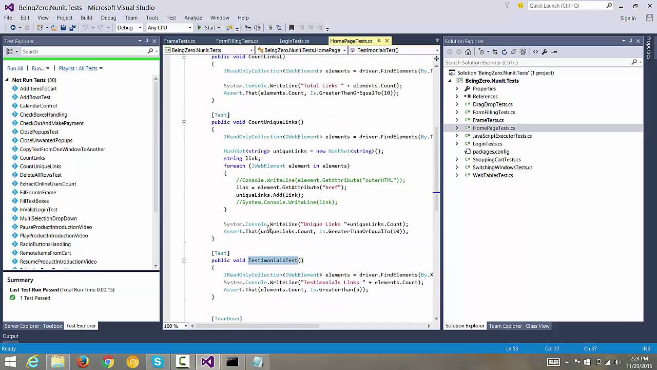1 Overview Of Need And Goals Selenium C Nunit Parallel Testing