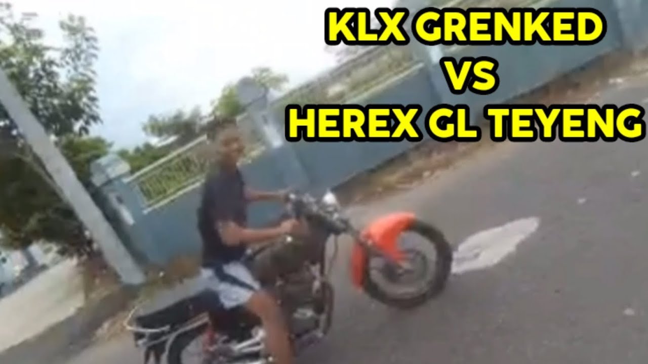 DI TEMBAK TLEZER ATASNYA‼️KLX GRENKED VS GL TEYENG..... - YouTube