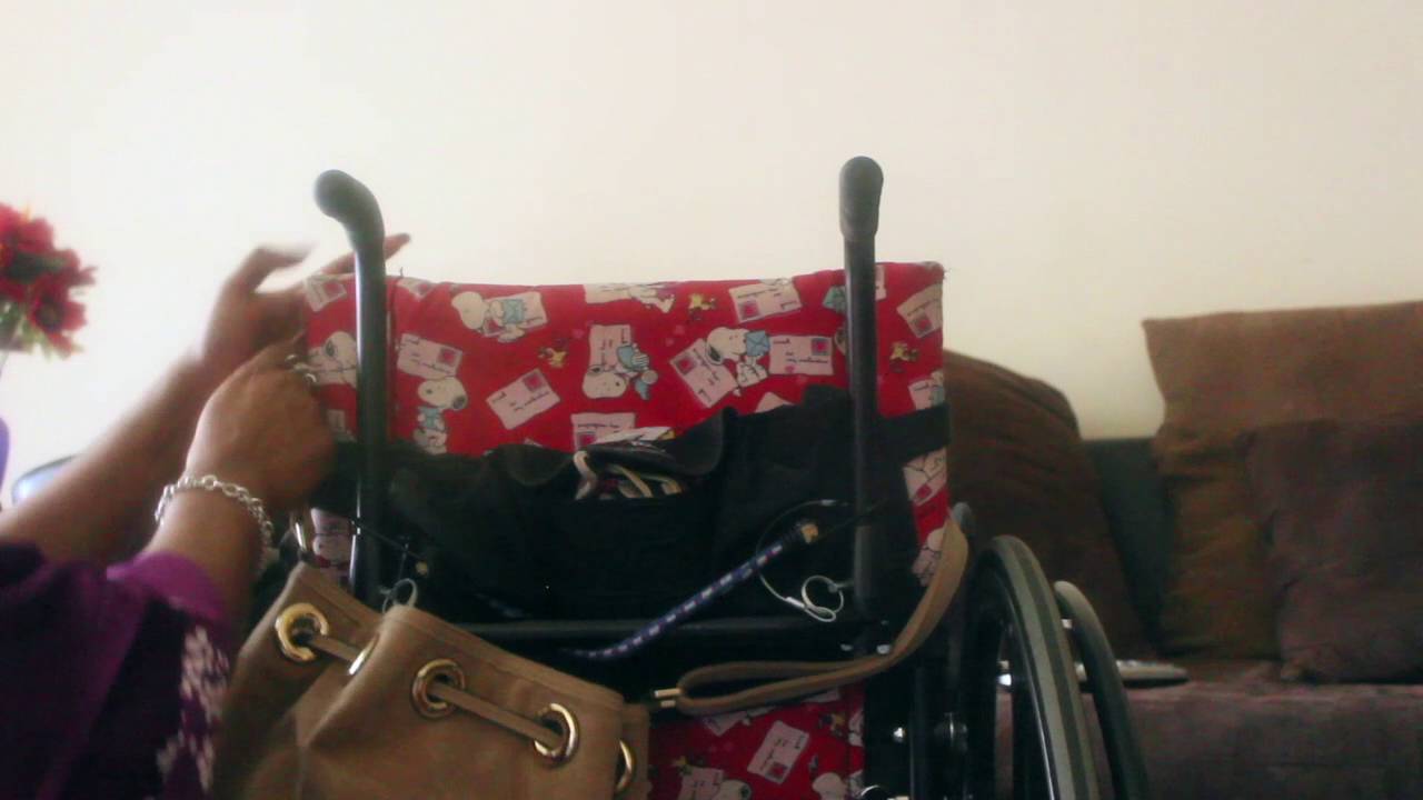 How to Wear A Purse/Bag In A Wheelchair? - YouTube