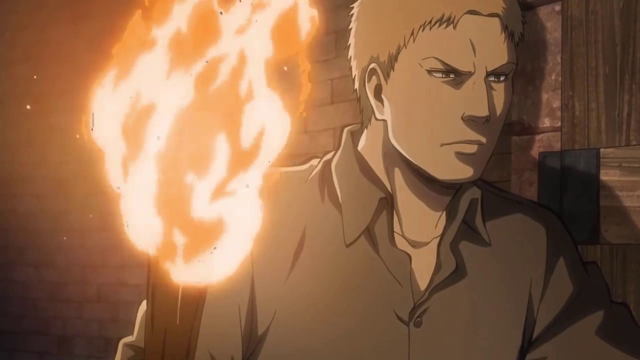 [Attack on Titan] Reiner gets scarred for life - YouTube