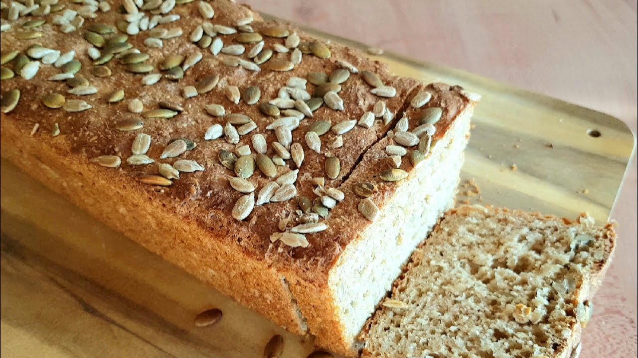 Вече не купувам хляб 🍞 Пълнозърнест хляб със семена без месене Нова