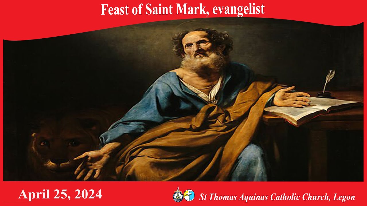 Feast of Saint Mark, evangelist(25/04/24) - YouTube