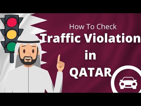 How to Check Traffic Violations in Qatar using QID? | MOI | Typing Center