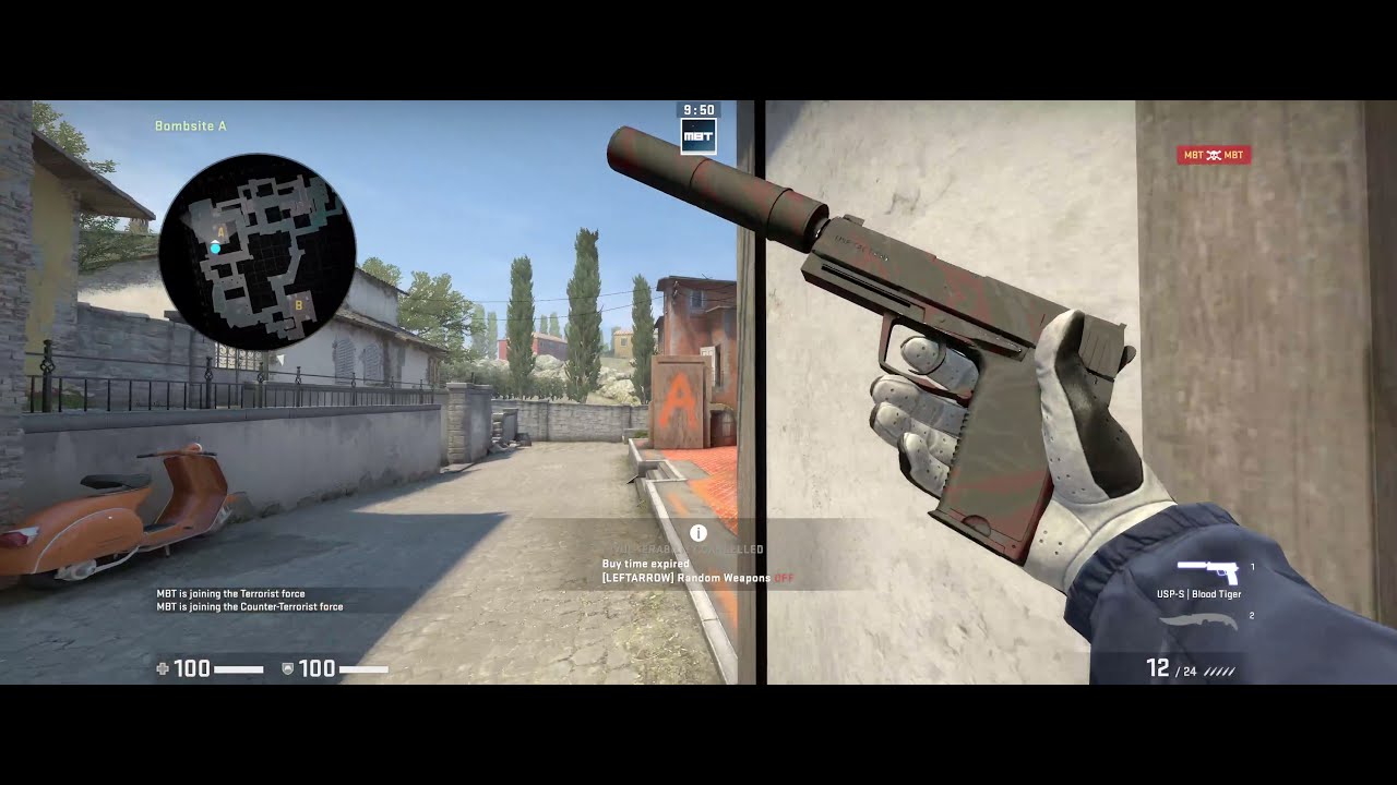 USP S Blood Tiger Factory New Showcase CS:GO (3440x1440 resolution 21:9 ...