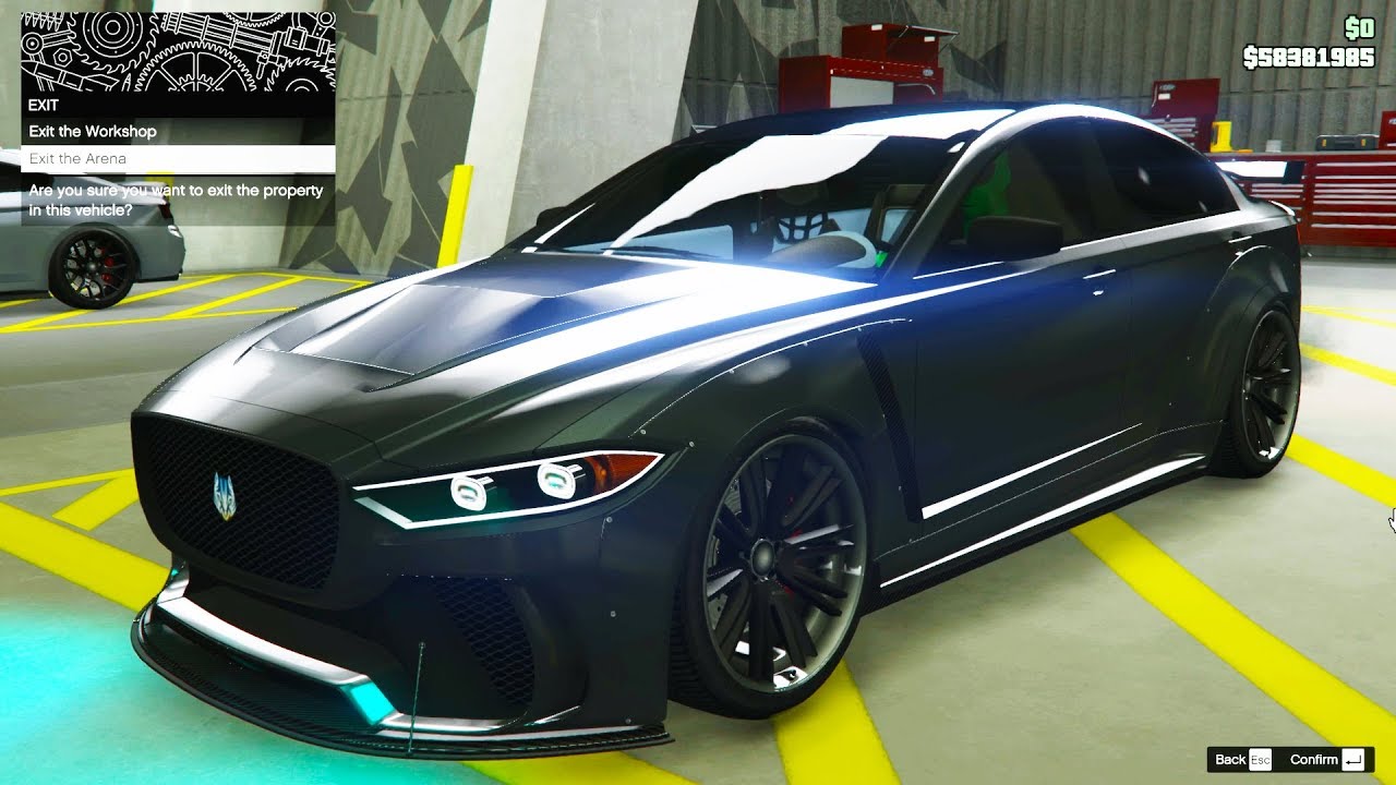 Jaguar XE NEW Ocelot JUGULAR DLC CASINO GTA 5 online BMW Customized ...