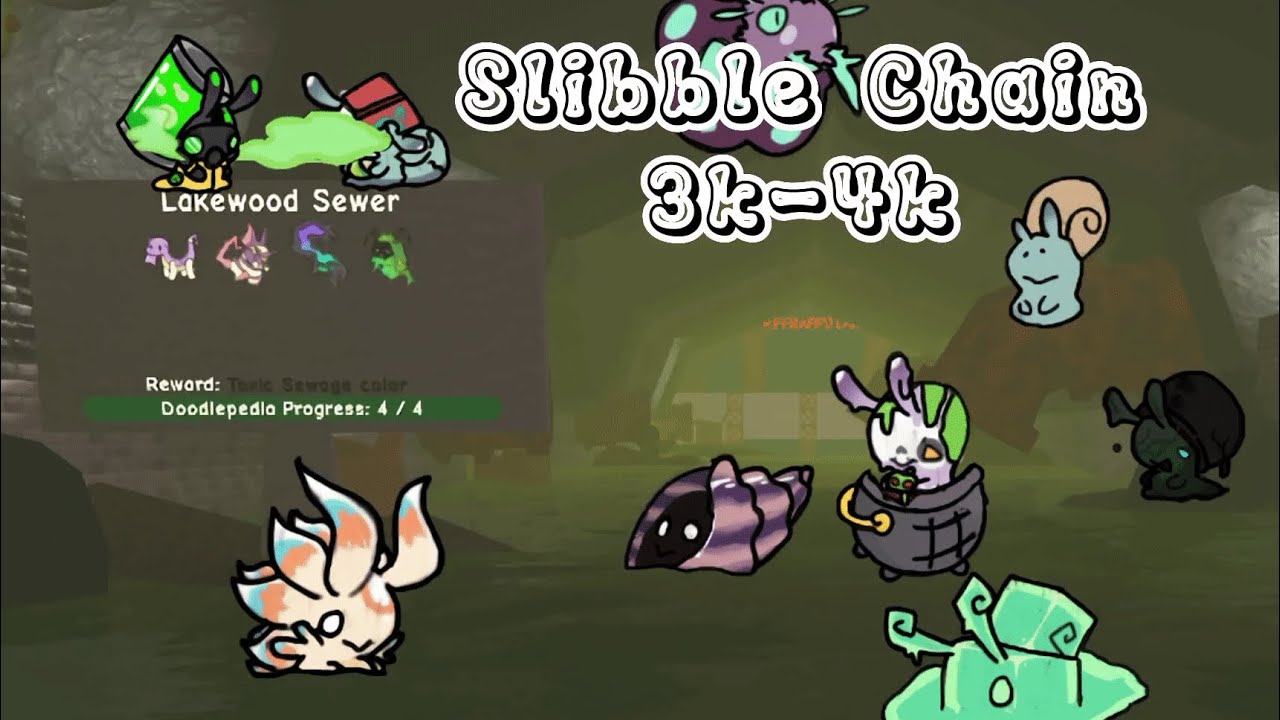 Chaining slibble nonstop until I get this mistint... part 4/doodle ...