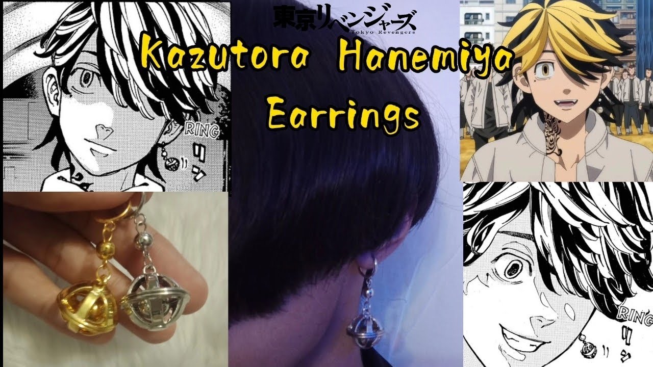 Tokyo Revengers 東京リベンジャーズ Kazutora Earrings Unboxing - YouTube