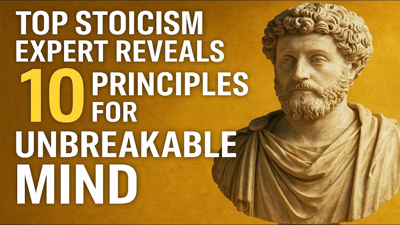 Top Stoicism Expert Reveals 10 Principles for UNBREAKABLE Mind - YouTube