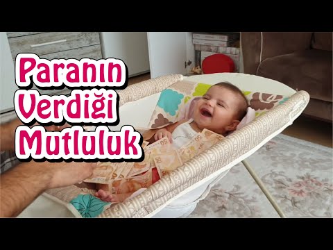 Paranın Verdiği Mutluluk :) |Komik Bebek Videosu