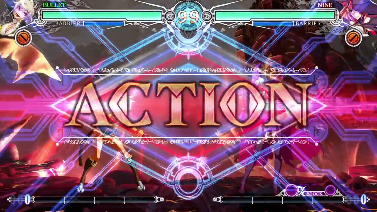 BLAZBLUE CF - Bullet vs Nine - YouTube