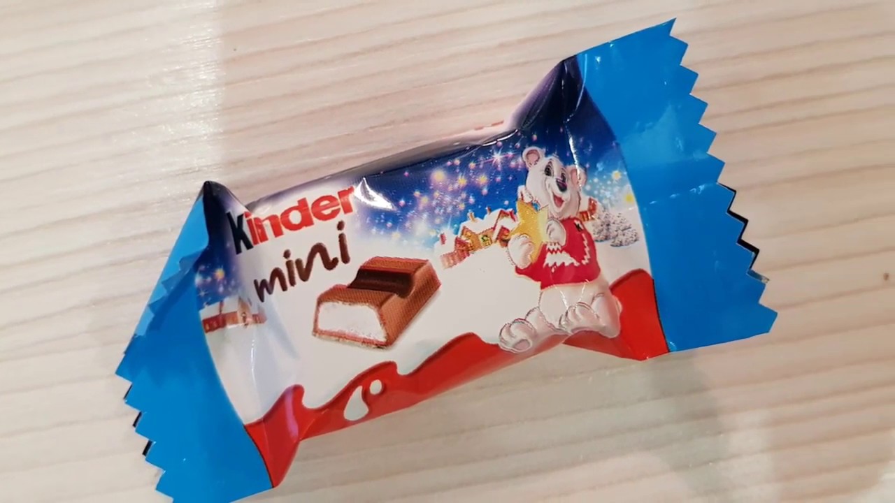 Kinder Mini Chocolate Bar Discover Product Opening Video 2018 - YouTube