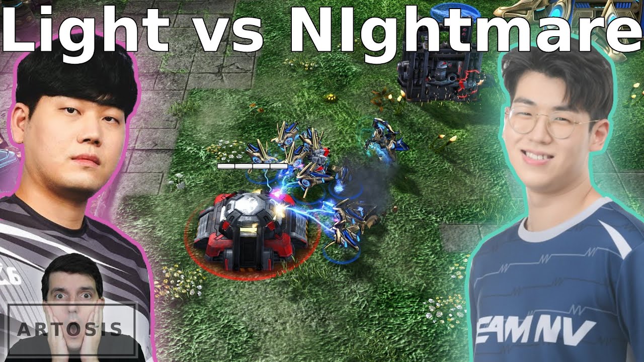 Light vs Nightmare - CRAZY Game! - (SC1 T vs P SC2) - YouTube
