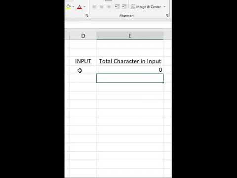 How to count characters in a single cell | How to use LEN function in Excel #exceltips #excel # ...