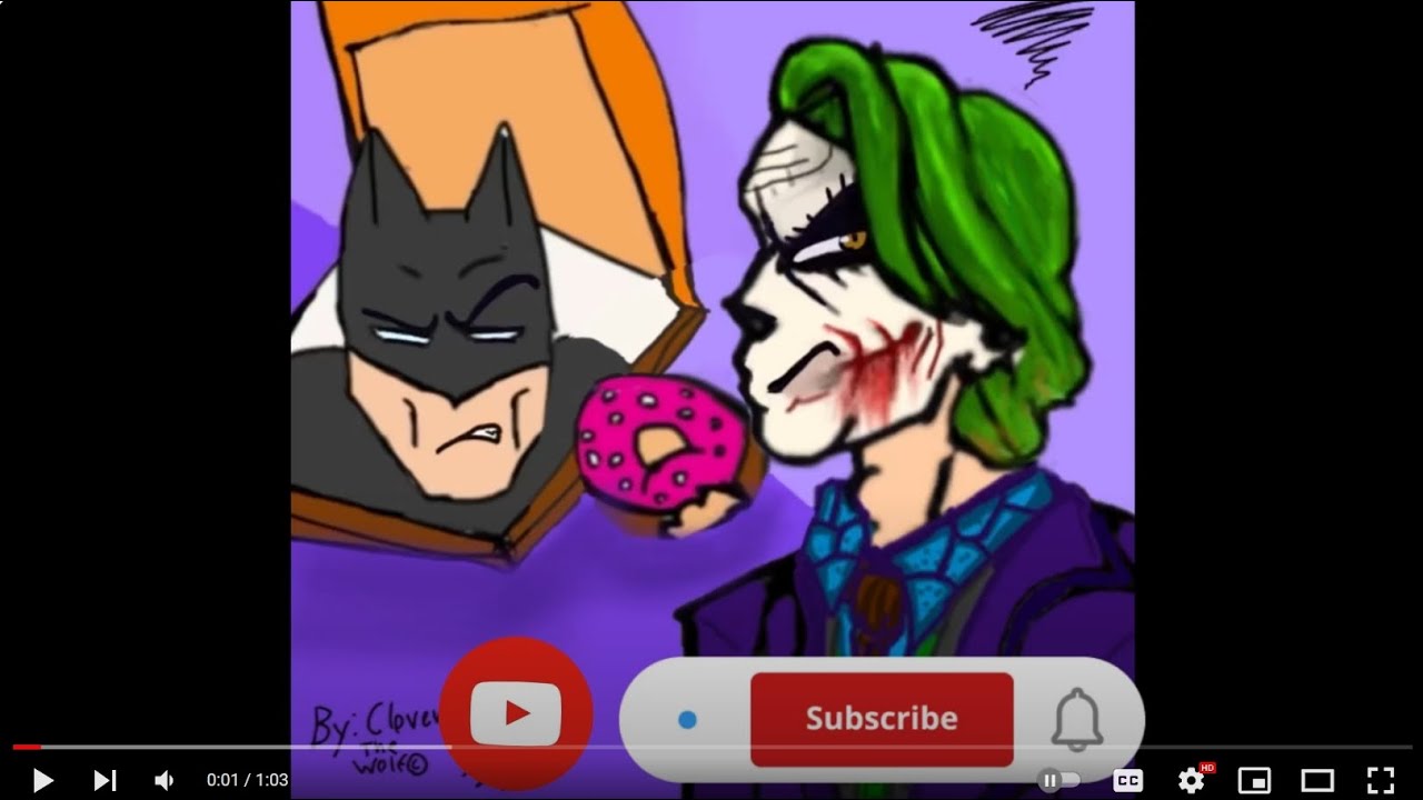 Batman in the Donut Box (animation meme Ledger version) #animaticmeme # ...