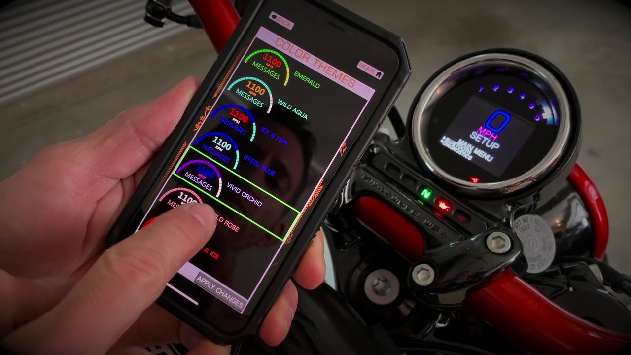 Digital Harley Gauges! - YouTube