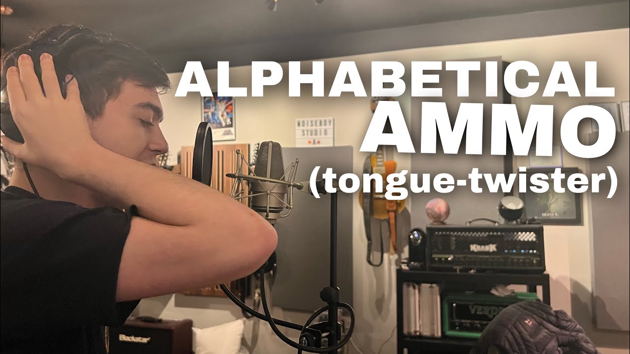ALPHABETICAL AMMO (FAST TONGUE-TWISTER RAP) - YouTube