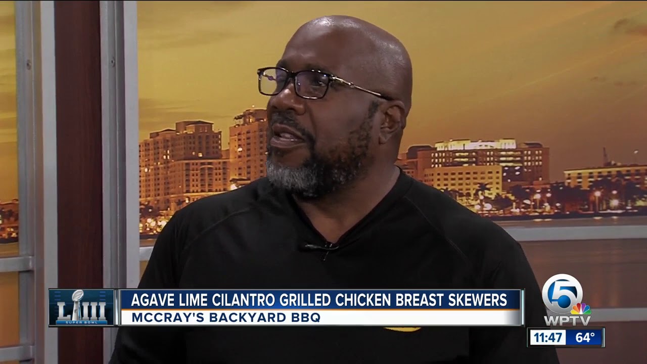 McCray's BBQ recipe for agave lime cilantro grilled chicken - YouTube