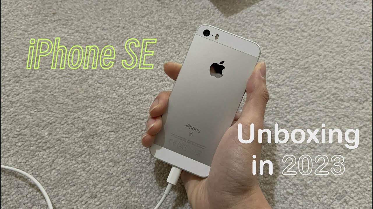 아이폰 SE 1세대 언박싱 iPhone SE Unboxing in 2023 - YouTube
