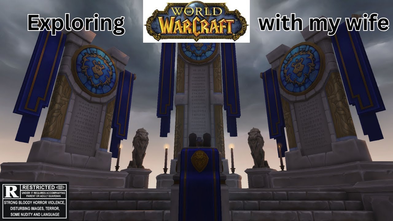 Exploring Stormwind with my Pregnant Wife - YouTube