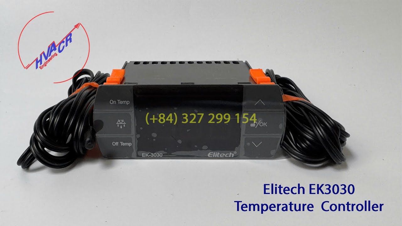 Elitech EK-3030 Temperature Controller - YouTube