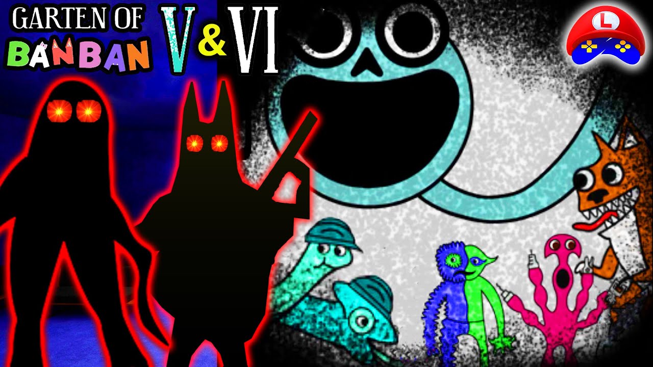 Garten of Banban 5 & 6 - NEW SECRET MONSTERS of the FAMILY of MUTANTS 🎭 ...