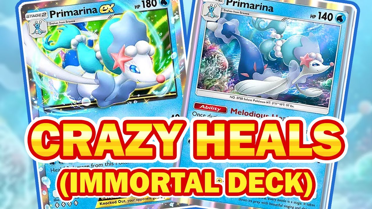 Heal 100+ HP With This Primarina Ex Deck! | Pokémon TCG Pocket - YouTube
