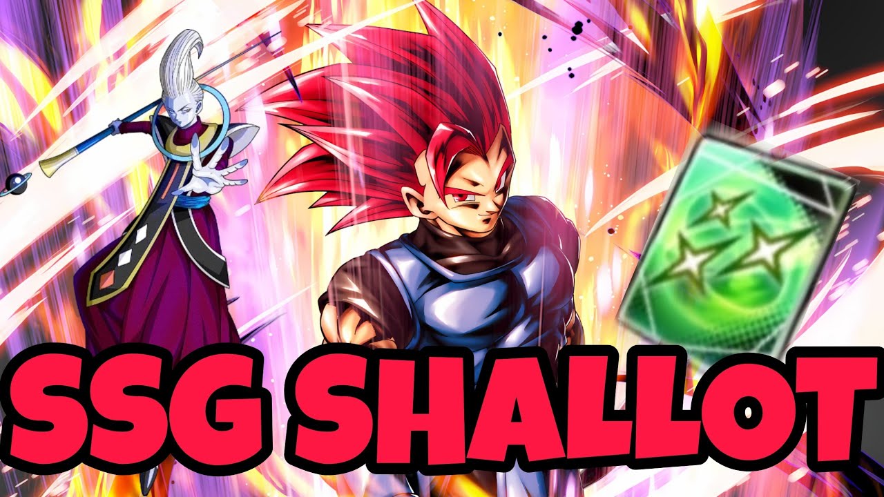 SSG SHALLOT with Whis support and green cards. [Dragon Ball Legends ...
