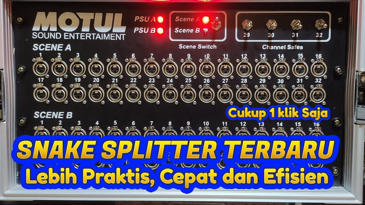 SNAKE SPLITTER TERBARU DAN CANGGIH FOH DAN MONITOR - YouTube